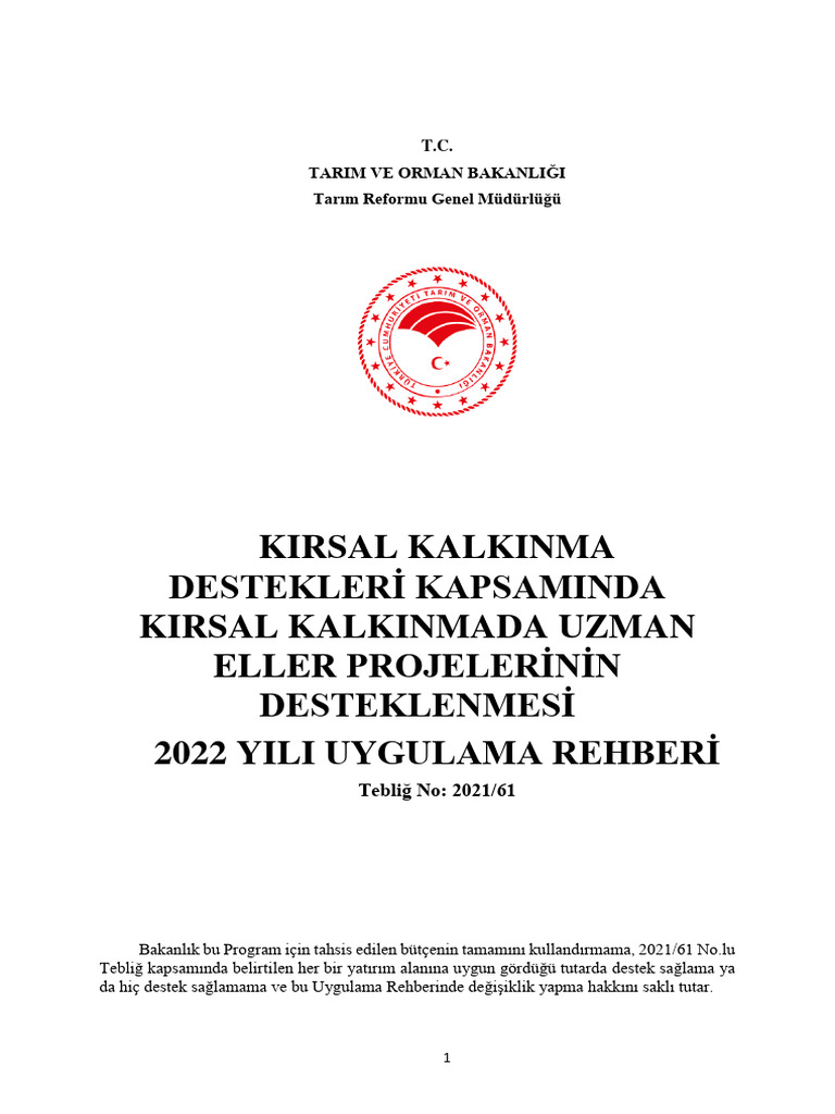 Uzman Eller 2022 uygulama_rehberi | PDF