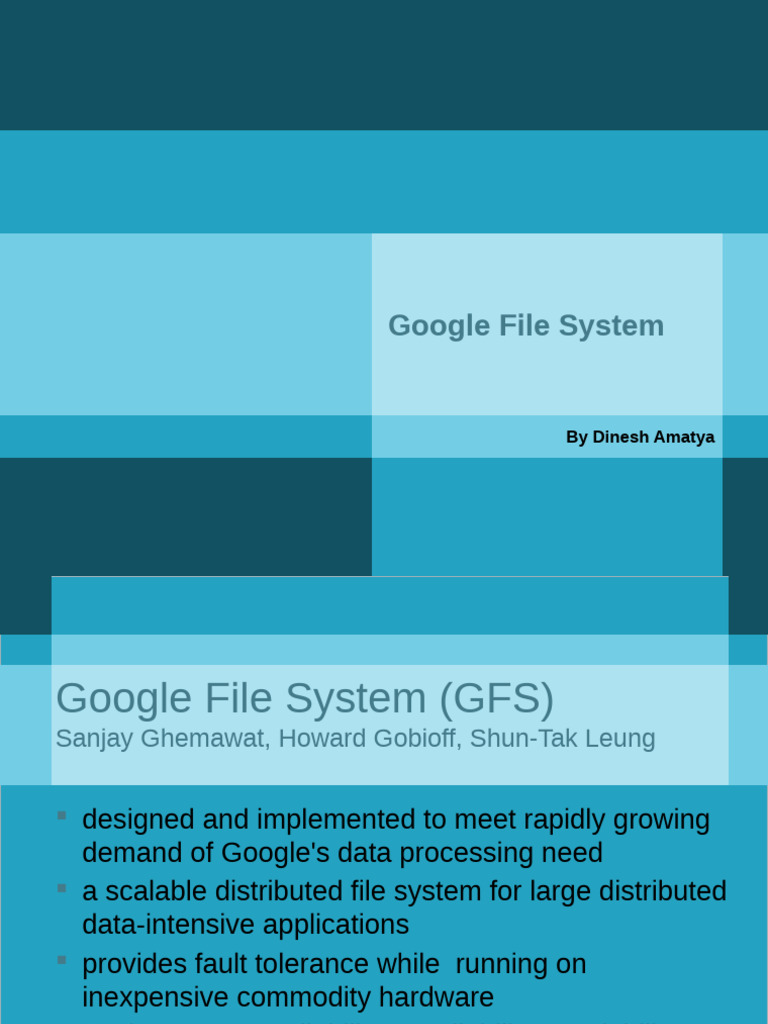 2 GFS | PDF | Information Science | Computer Architecture