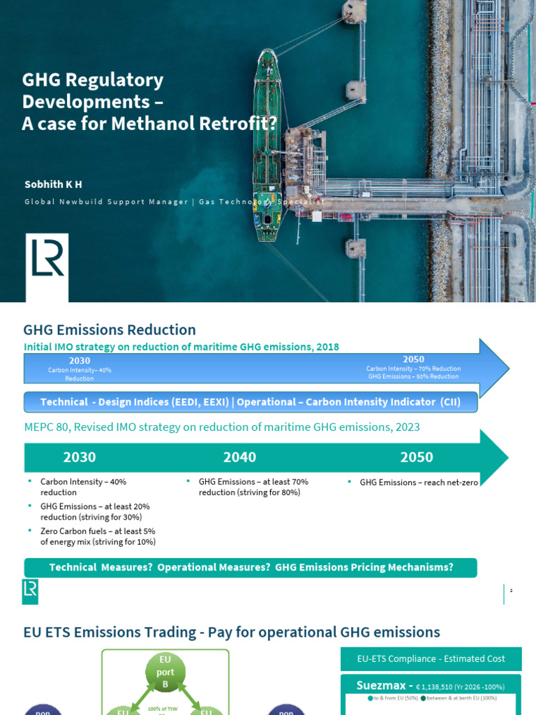 LR - Sobhith - GHG Regulatory Developments - A Case For Methanol ...