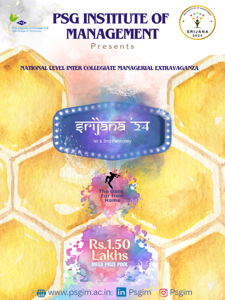 Srijana Event Brochure-Mail | PDF | Business