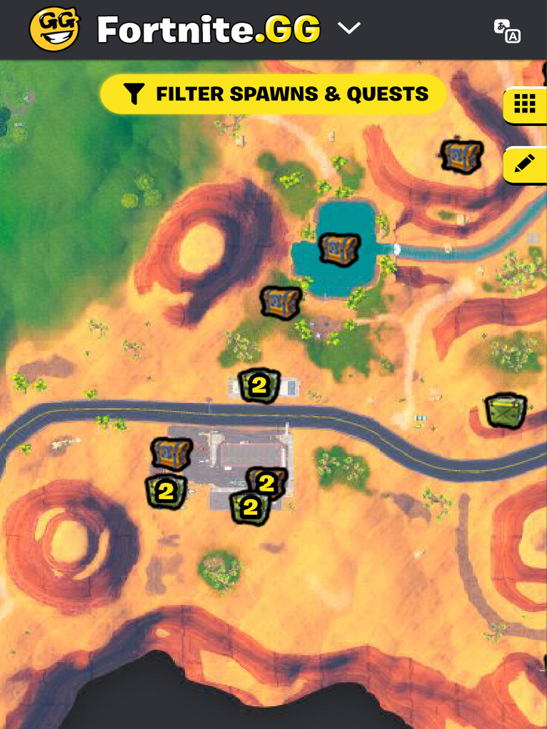 Fortnite Interactive Map - Fortnite - GG | PDF