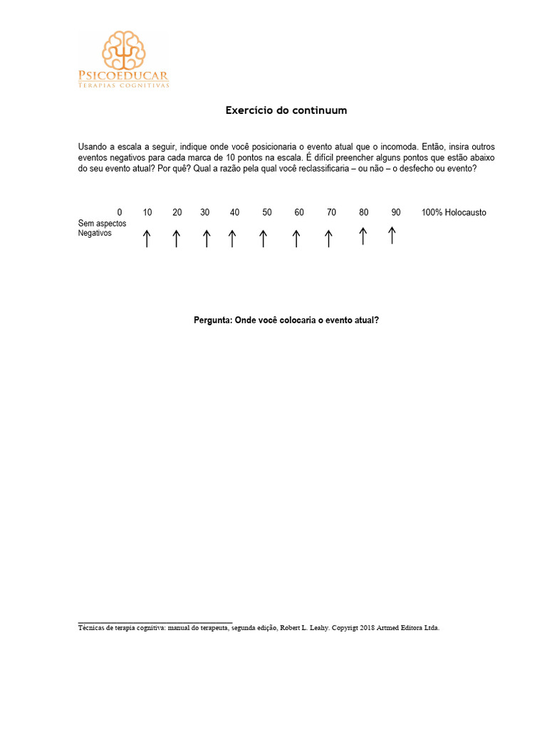 Exercício Do Continuum | PDF