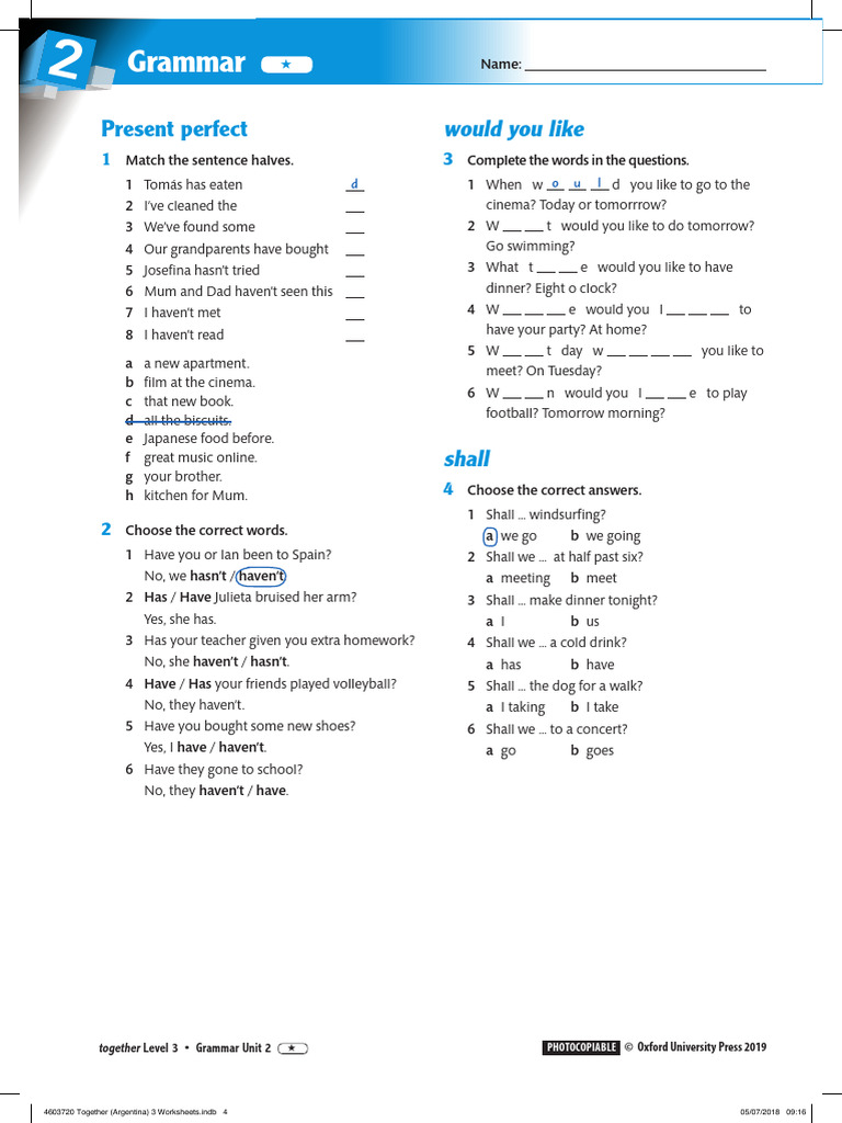 Together 3 Worksheets Unit2 | PDF | Snapchat | Social Media