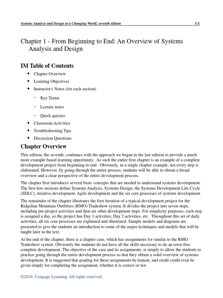 IM 7ed Chapter01 Done | PDF | Software Development Process | Use Case