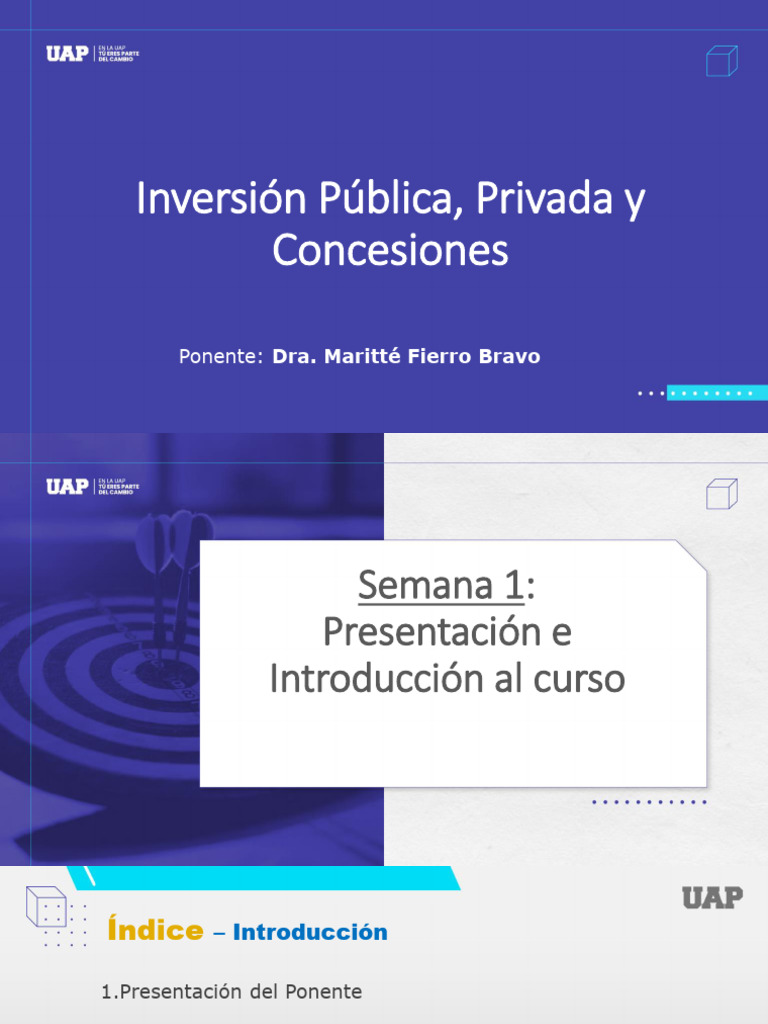 SEMANA 1 INTRODUCCION DEL CURSO | PDF | Maestros | Estado (política)