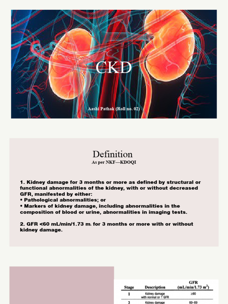 Chronic Kidney Disease | PDF | Chronic Kidney Disease | Organ (Anatomy)