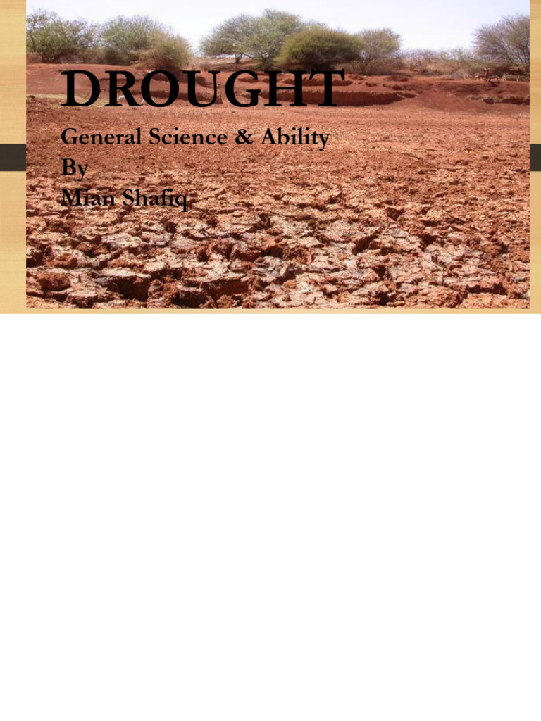Drought | PDF | Drought | Water