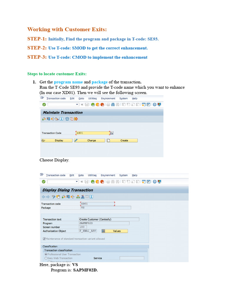 Customer Exits | PDF | Computer Architecture | Software Development