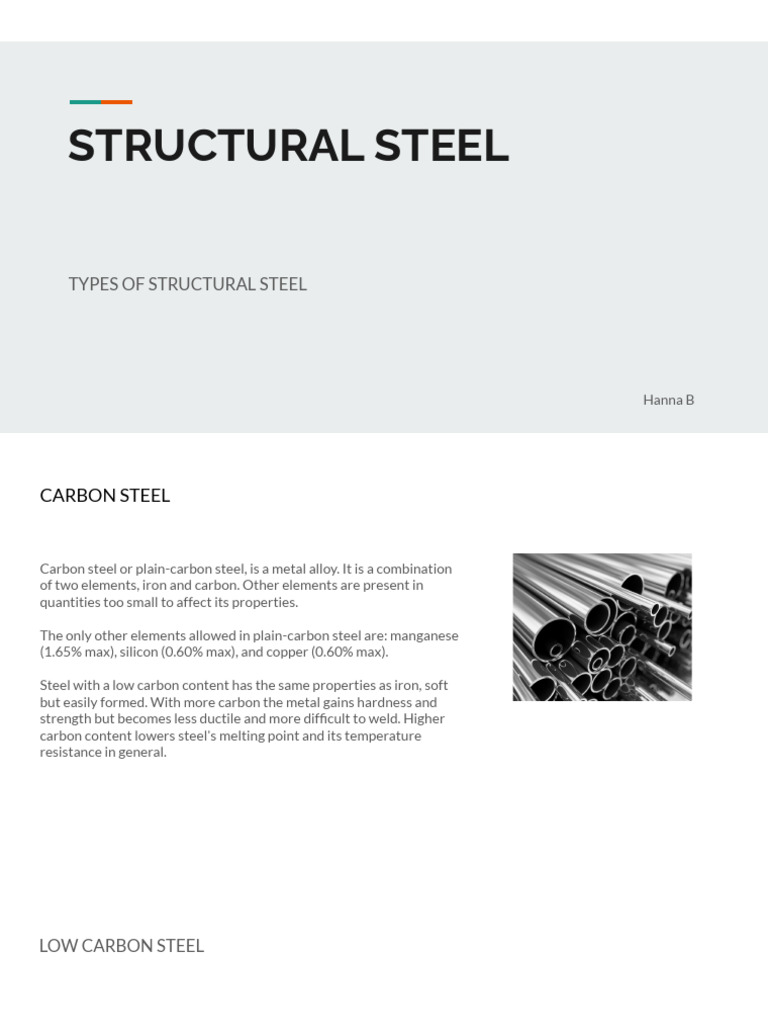 Structural Steel | PDF | Steel | Alloy