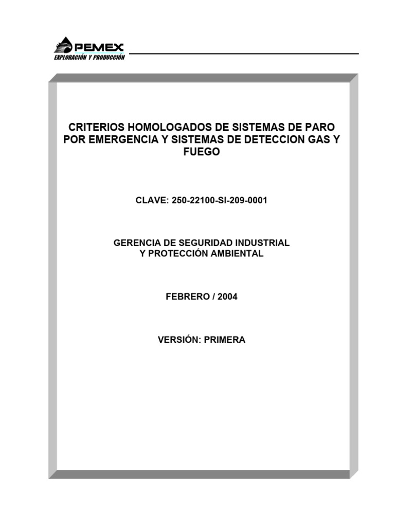 Criterios Homologados de Sistemas de Sppe y SDGF | PDF | Diseño