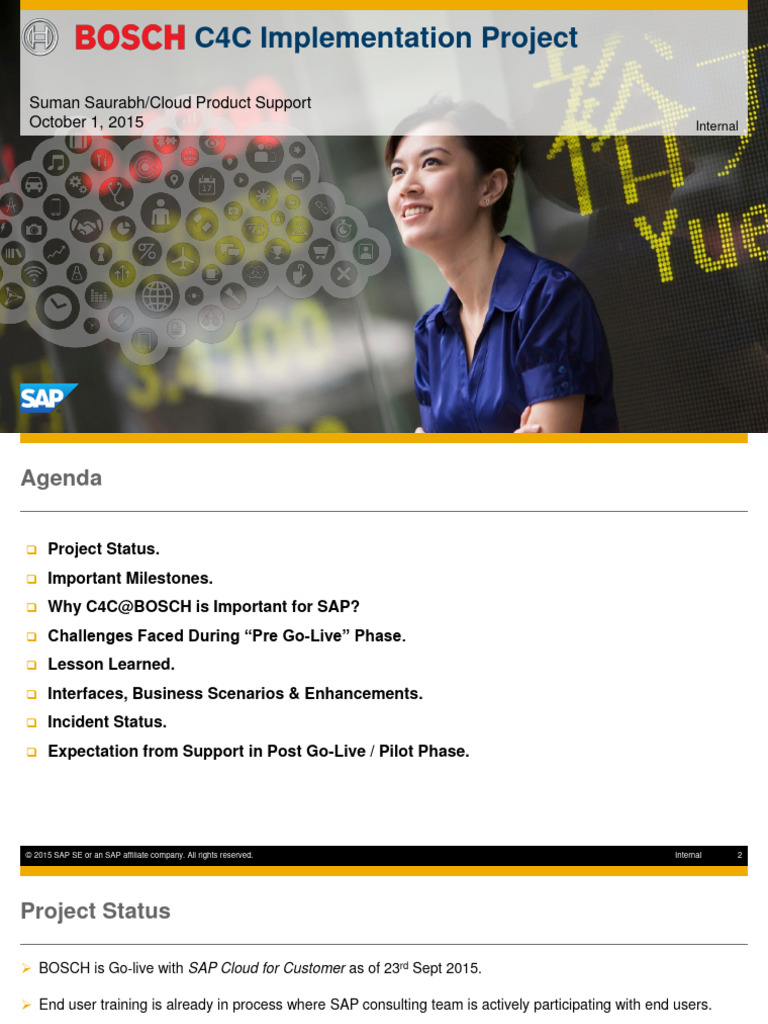 Bosch SAP C4C Implementation Overview | PDF | User Interface | Customer ...