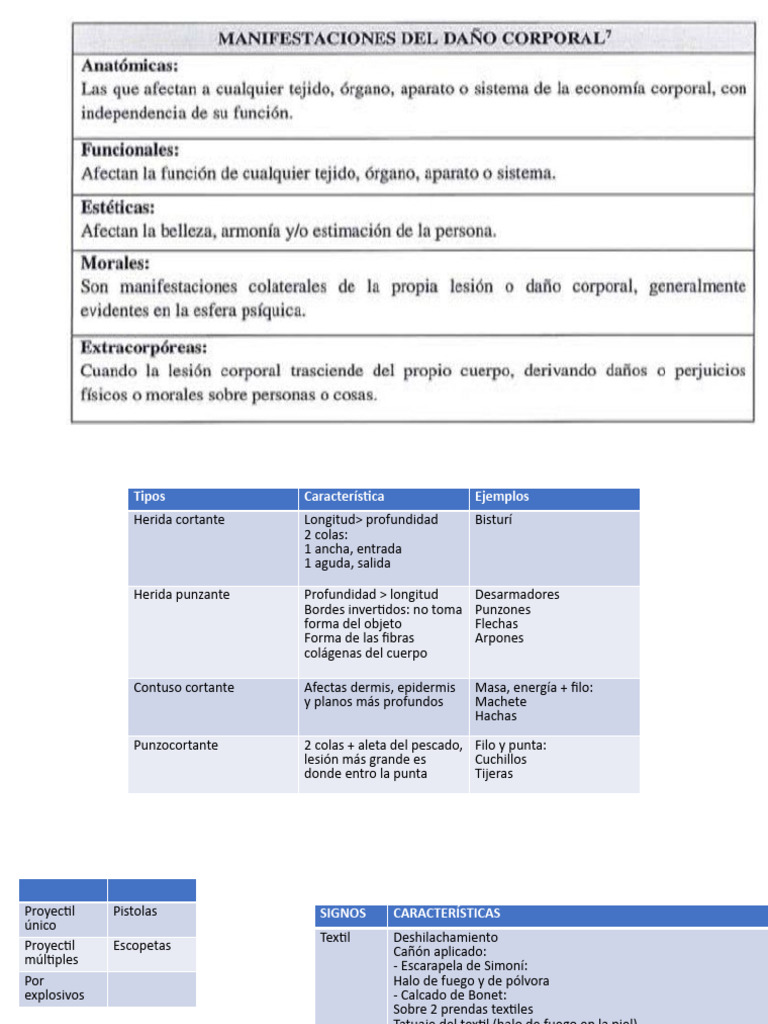 Tipos de Lesiones por Agentes Contusos | PDF | Peligros | Traumatologia