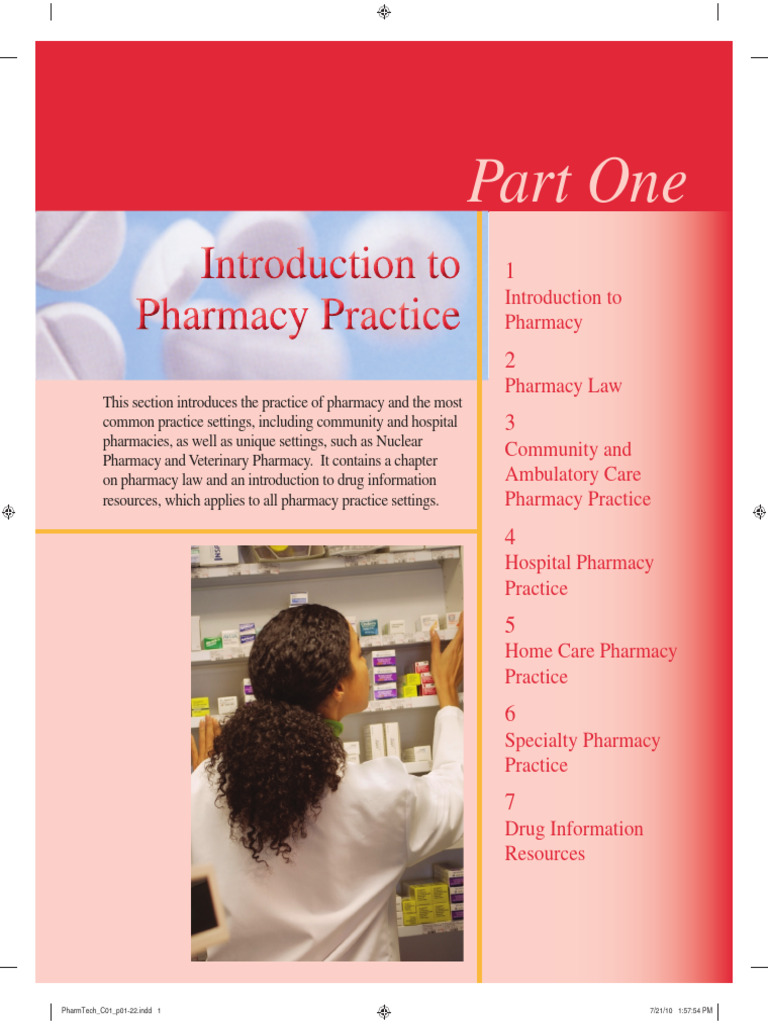 Introduction to Pharmacy Practice | PDF | Pharmacy | Pharmacist