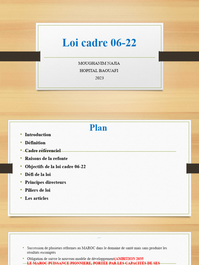 Réforme Sanitaire au Maroc 2023 | PDF | Sécurité | Santé publique