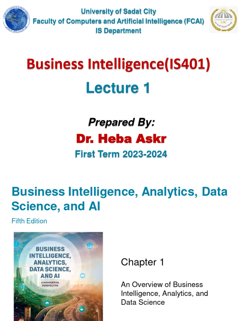 Lecture 1 | PDF | Business Intelligence | Analytics