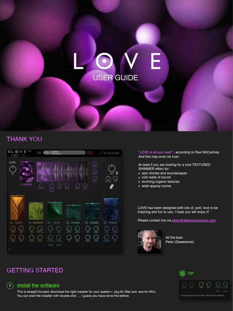 Love Manual | PDF | Electronics | Sound Production