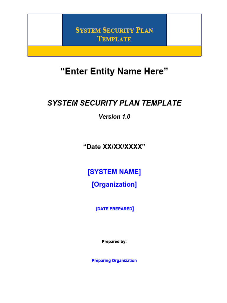 141765950HUD System Security Plan Template v.1P 20090518 | PDF ...
