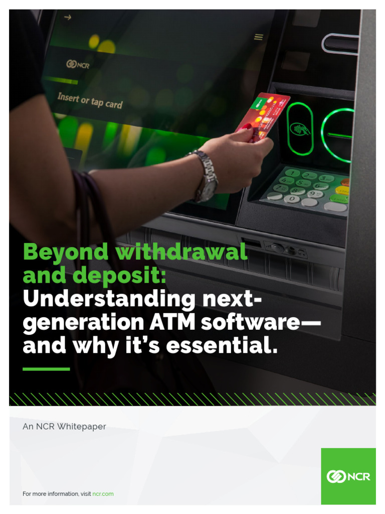NCR Whitepaper - Next-Generation ATM Software, Feb-2021 | PDF ...