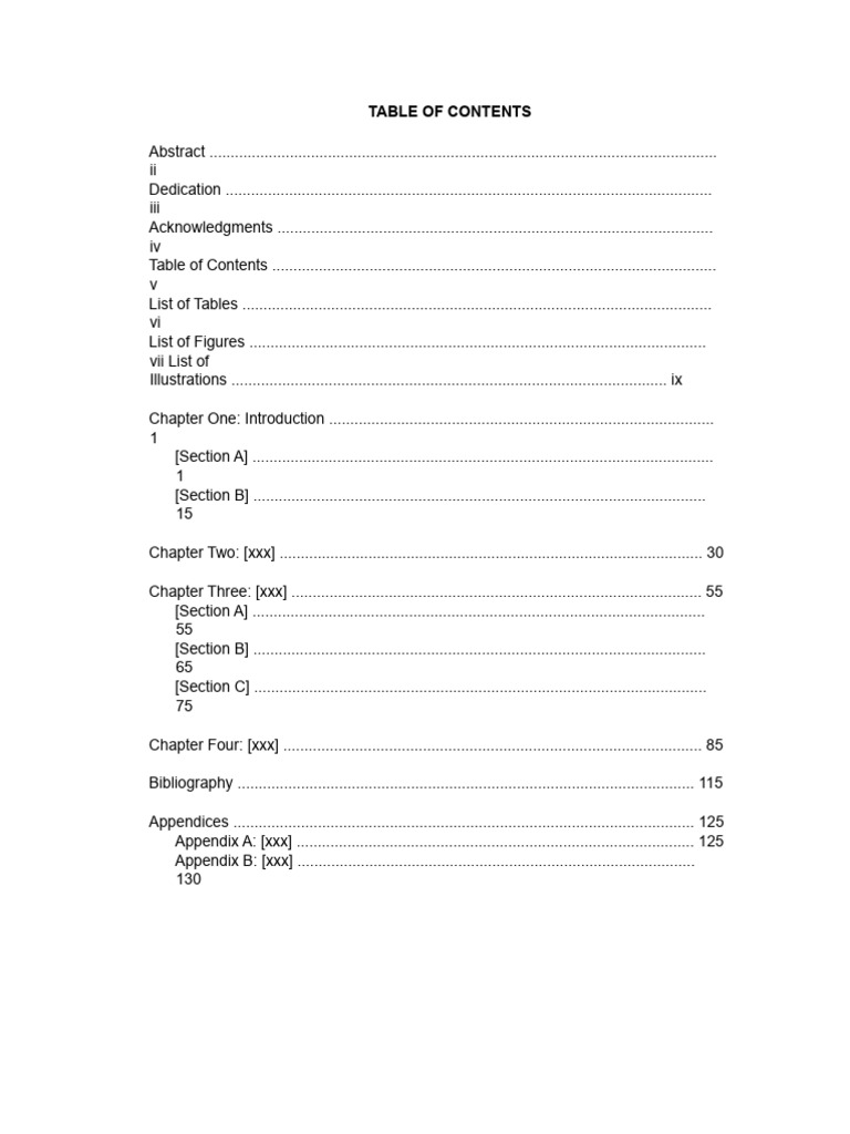 sample-table-of-contents | PDF | Books | Written Communication