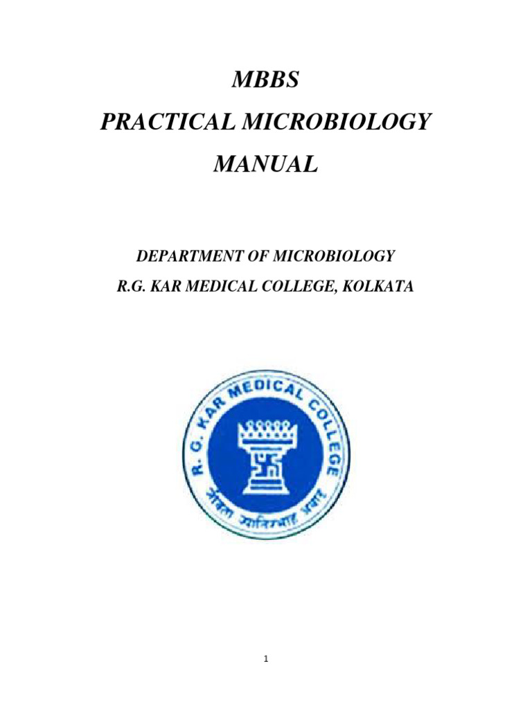 Practical Microbiology Manual | PDF | Angular Resolution | Microscopy