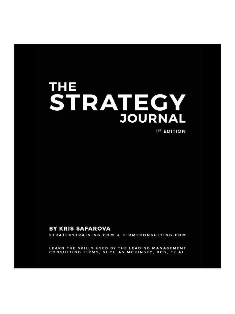 The Strategy Journal | PDF