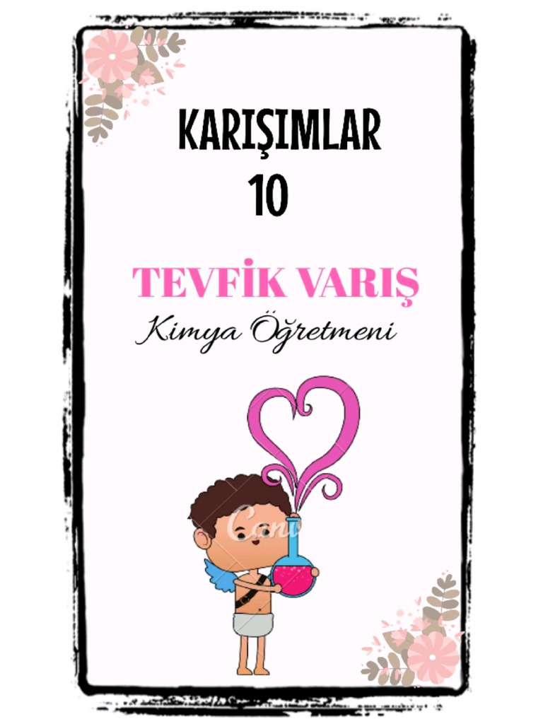 10.sinif Kimya Karisimlar Konu Anlatimi Ve Calisma Sorulari | PDF