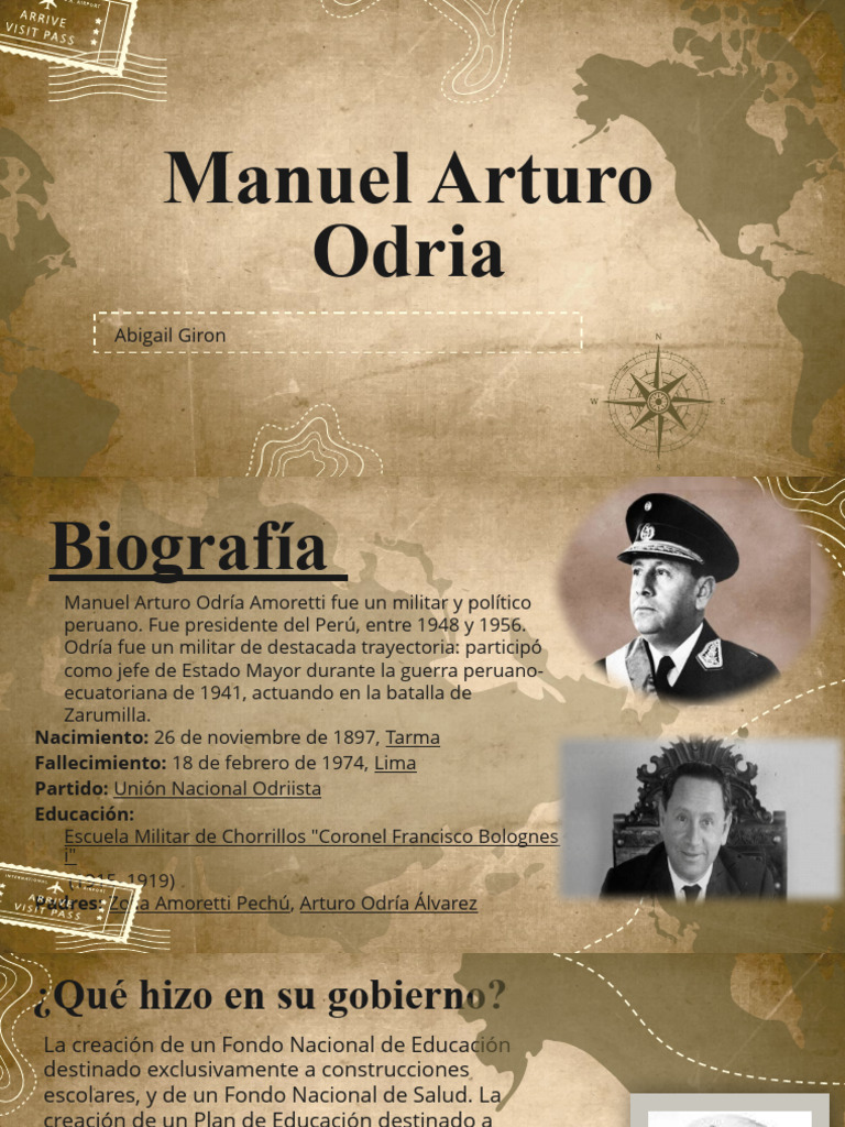 Manuel Odria | PDF | América del Sur