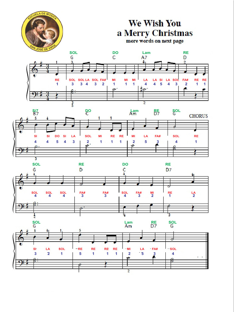 We Wish You A Merry Christmas | PDF