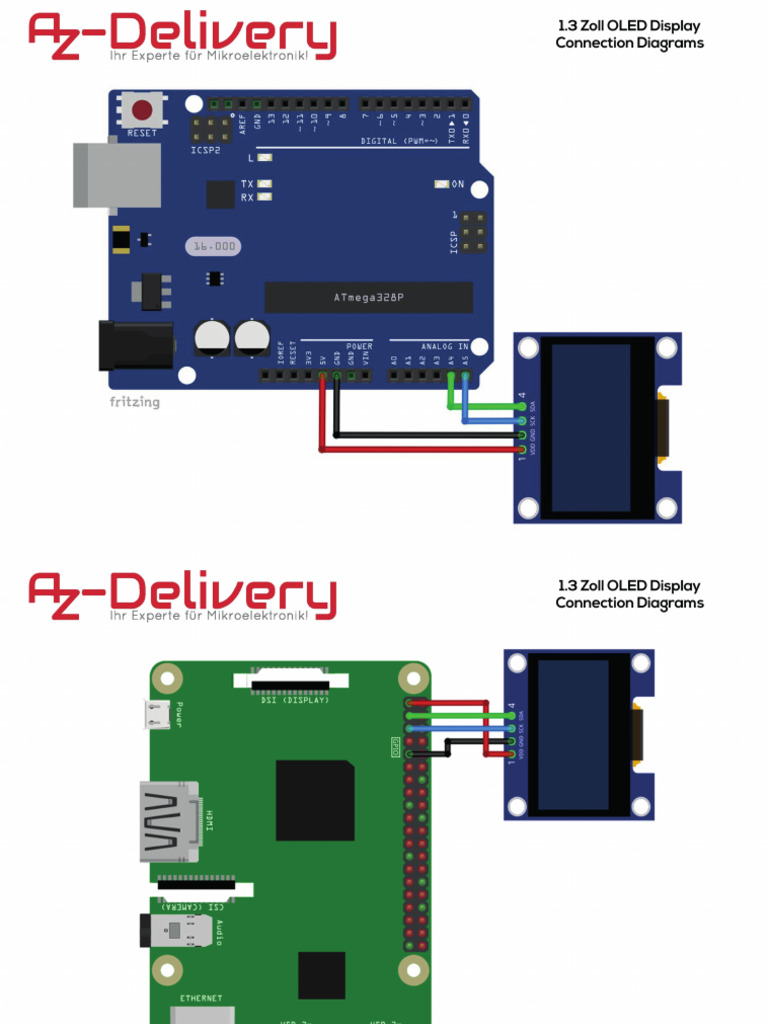 1.3 Zoll OLED Connection Diagrams | PDF