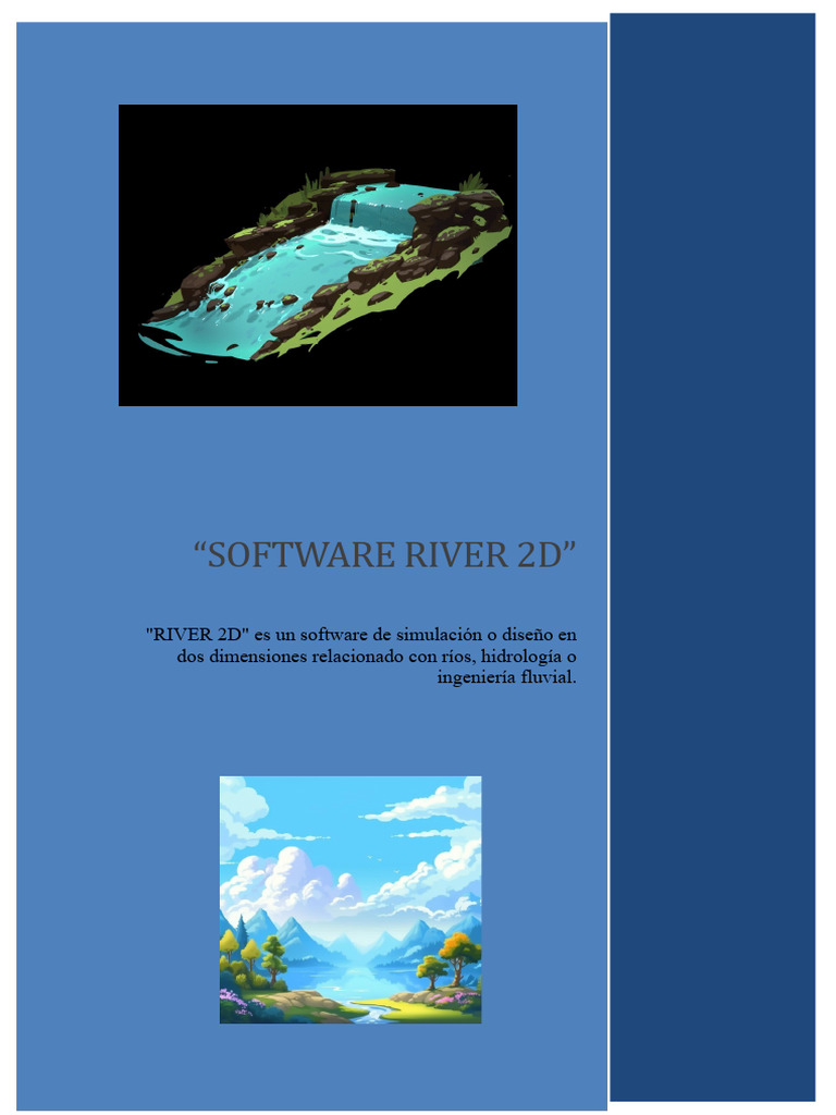 Grupo N°06 - River 2D | PDF | Ecuaciones | Simulación