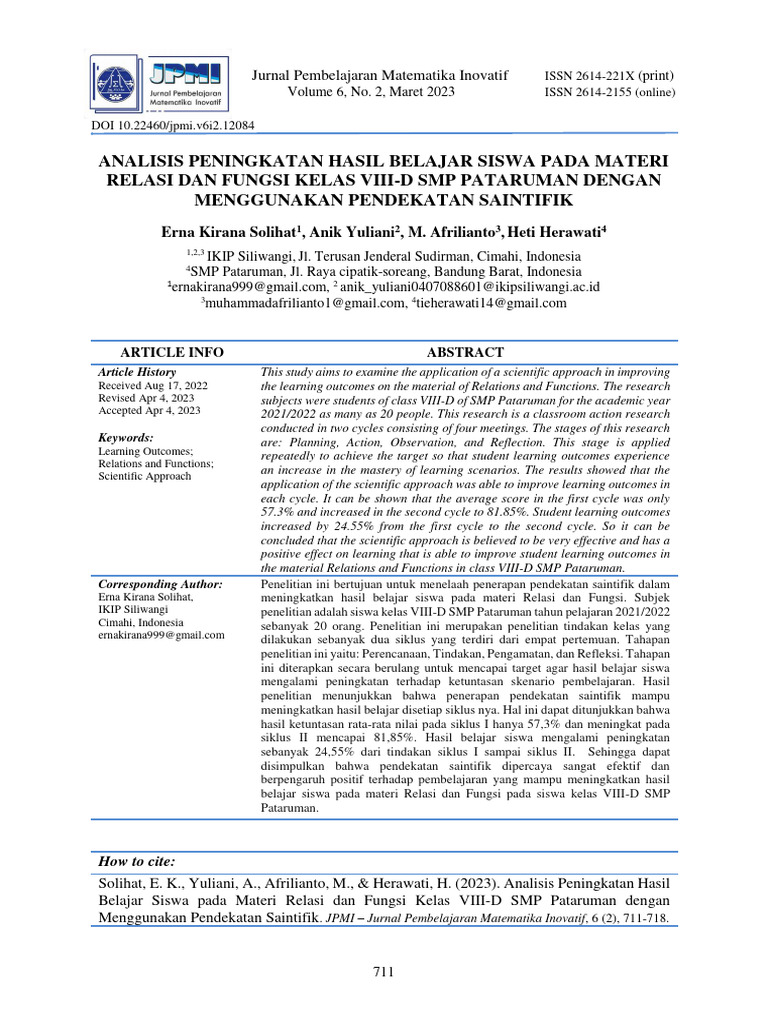 12084-Article Text-42372-1-10-20230410 | PDF | Inquiry | Psychological Concepts