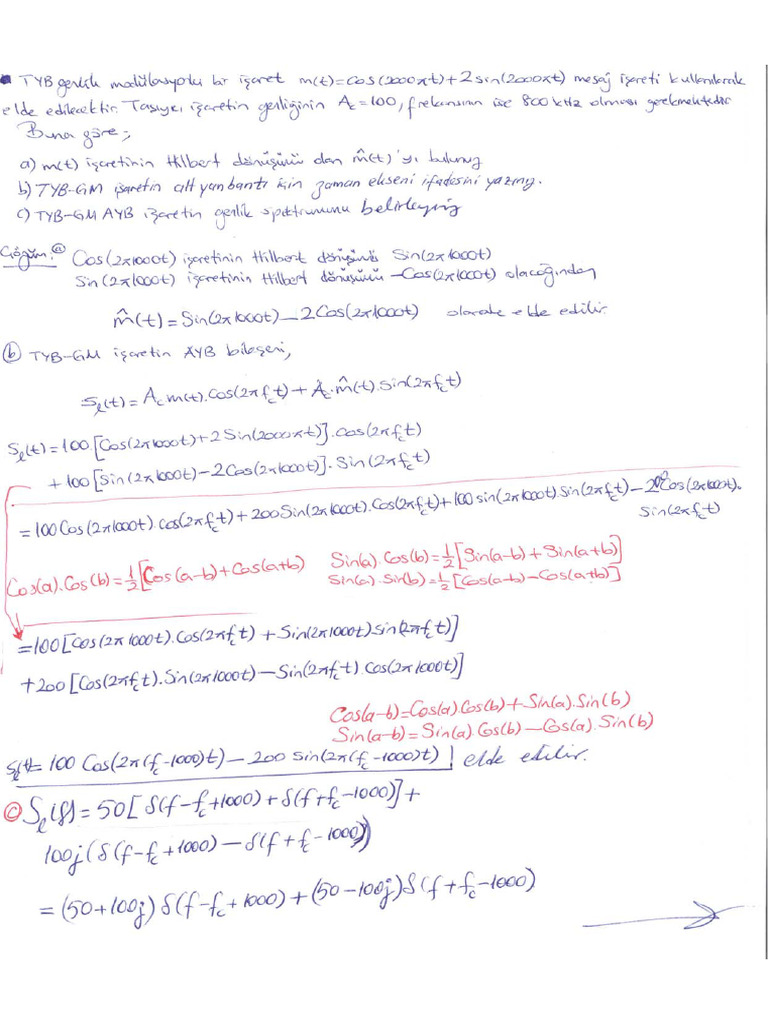 Genlik Modc3bclasyonu C3a7c3b6zc3bcmlc3bc Problemler | PDF