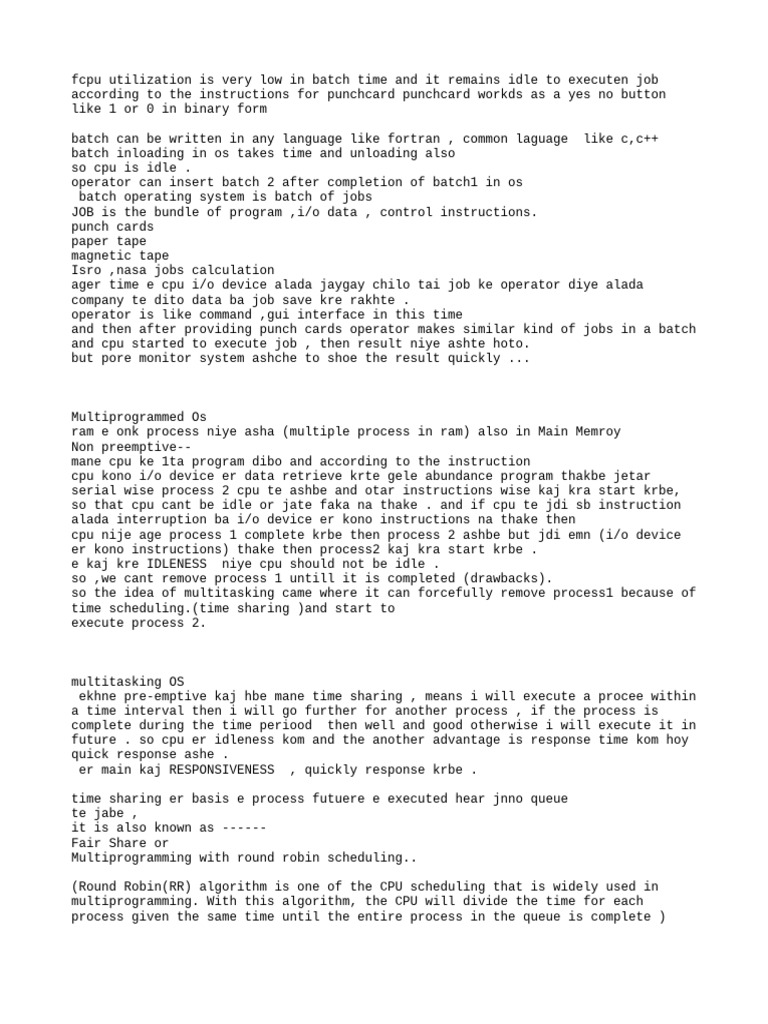 Operating System | PDF | Process (Computing) | Scheduling (Computing) Operating System | PDF | Process (Computing) | Scheduling (Computing)