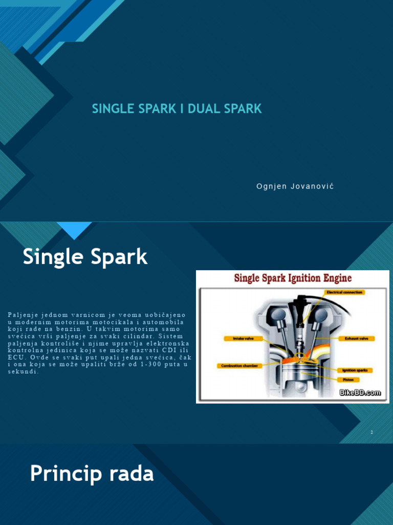 Single Spark i Dual Spark | PDF
