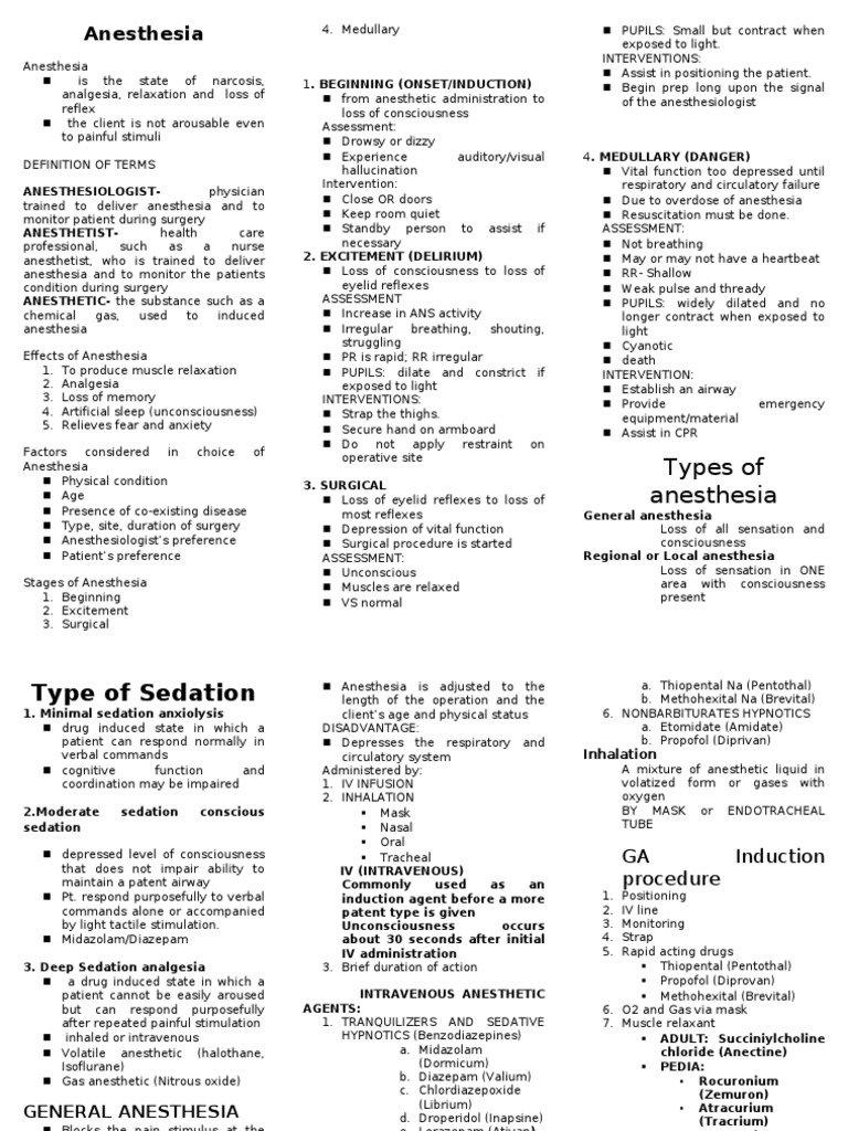 Anesthesia | Download Free PDF | Anesthesia | Midazolam