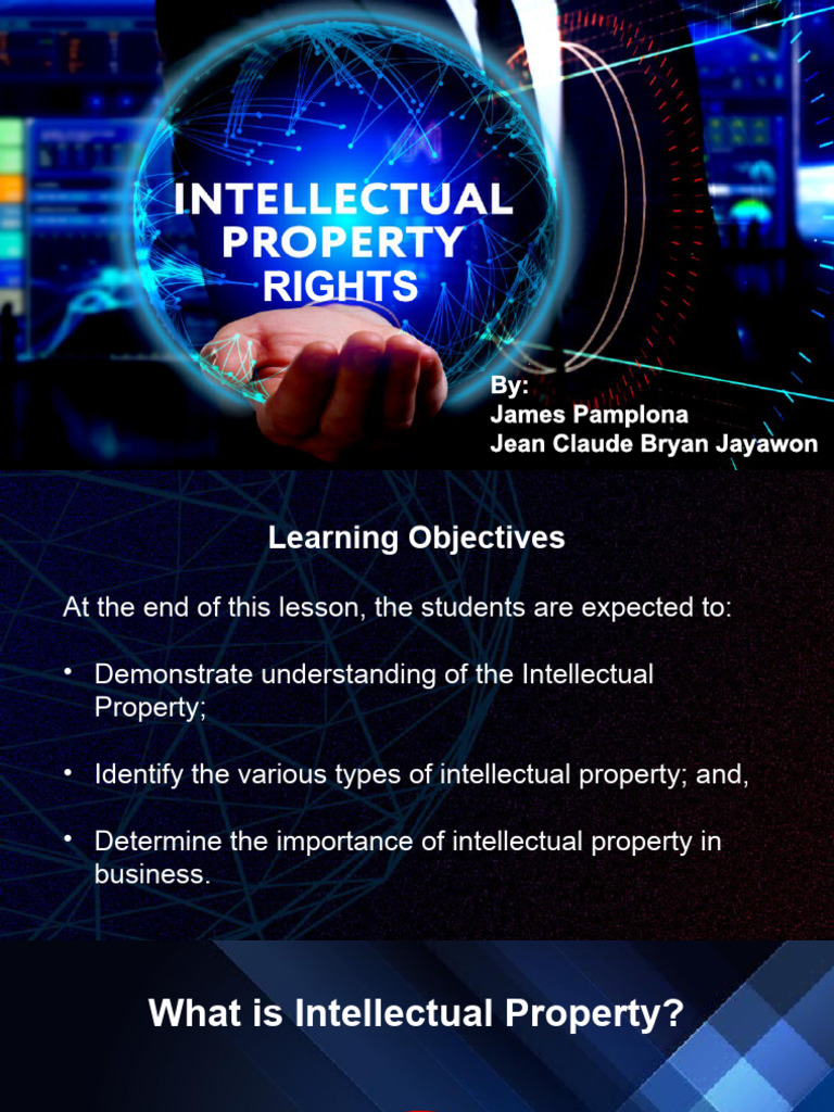 Techno Chapter 4 Intellectual Property Rights | PDF | Intellectual ...