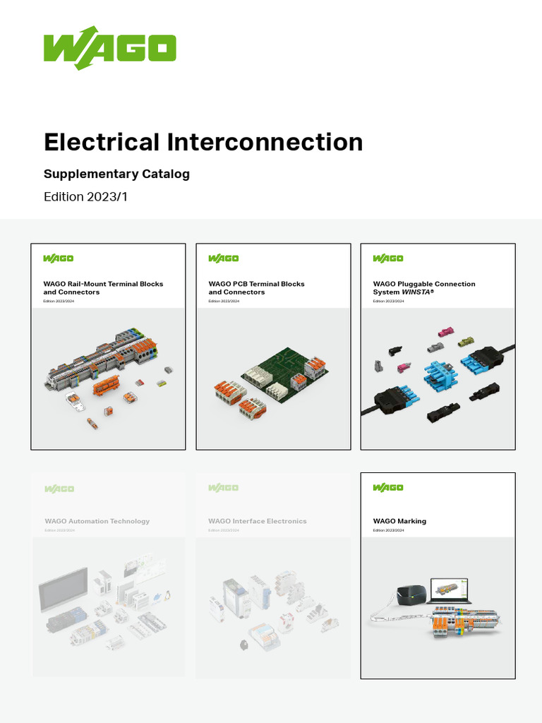 Supplementary Catalog 2023 1 BR Electrical Interconnection 60523507 ...