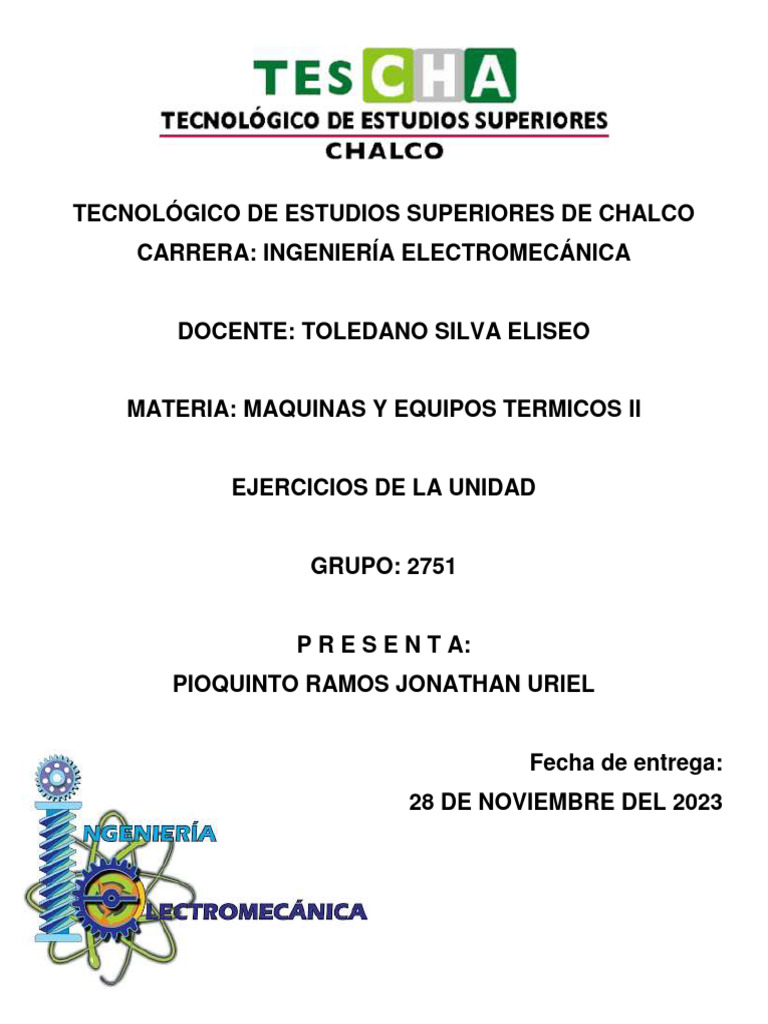 Ejercicios Resueltos - Pioquinto Ramos Jonathan Uriel | PDF | Tecnología