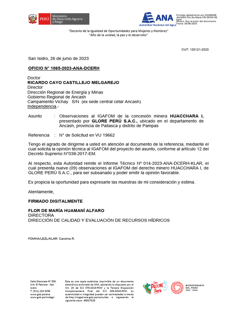 OFICIO 19622 | PDF | Gobierno | Justicia