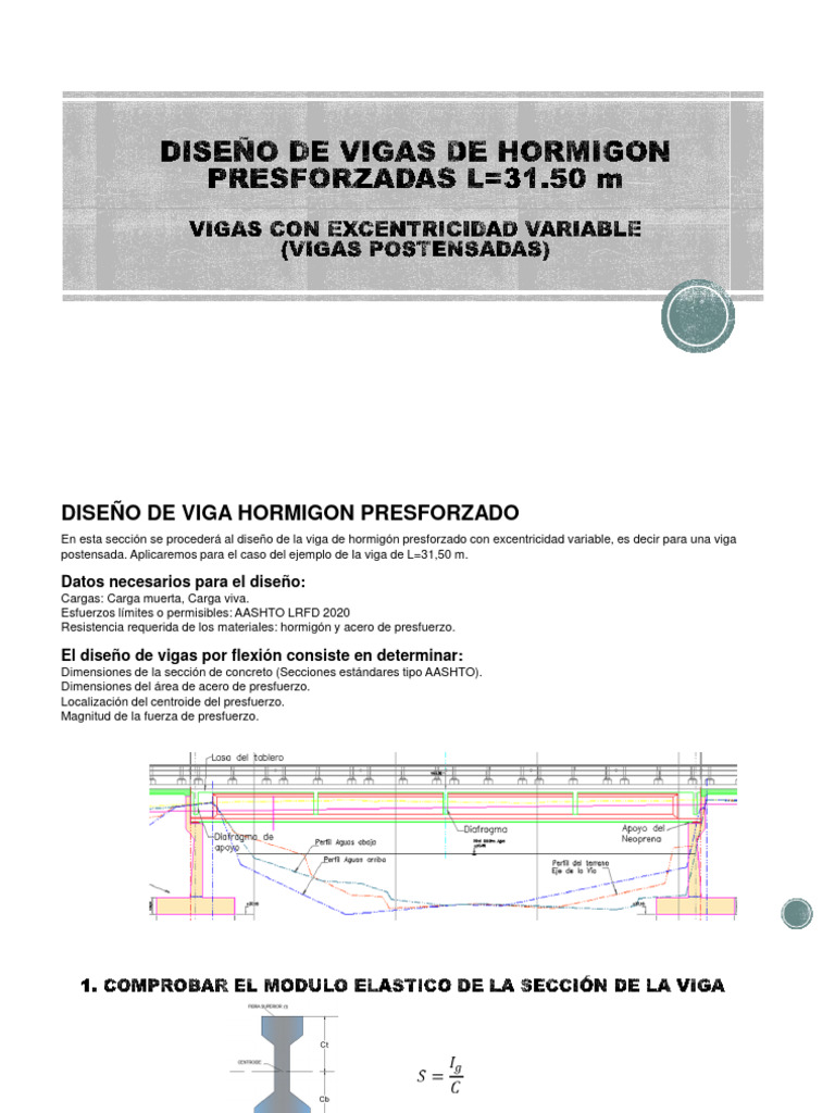 2022 08 01 Analisis De Vigas De Hormigon Presforzadas Postensadas L 31