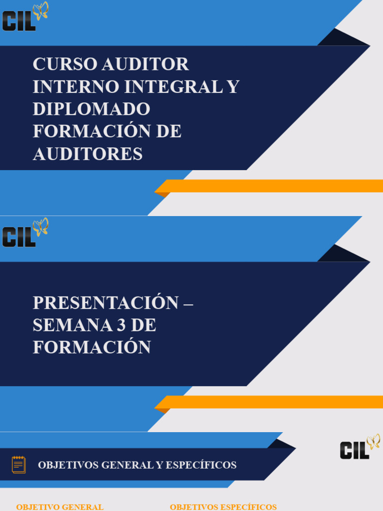 Diapositivas Semana 3 - Auditor Interno Integral | PDF | Calidad (comercial) | Gestión de la calidad