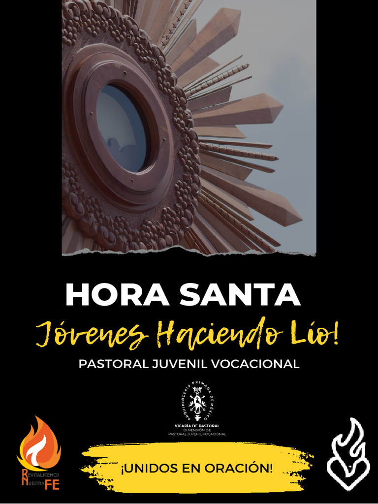 Hora-Santa-juvenil | PDF | Cristo (título) | eucaristía