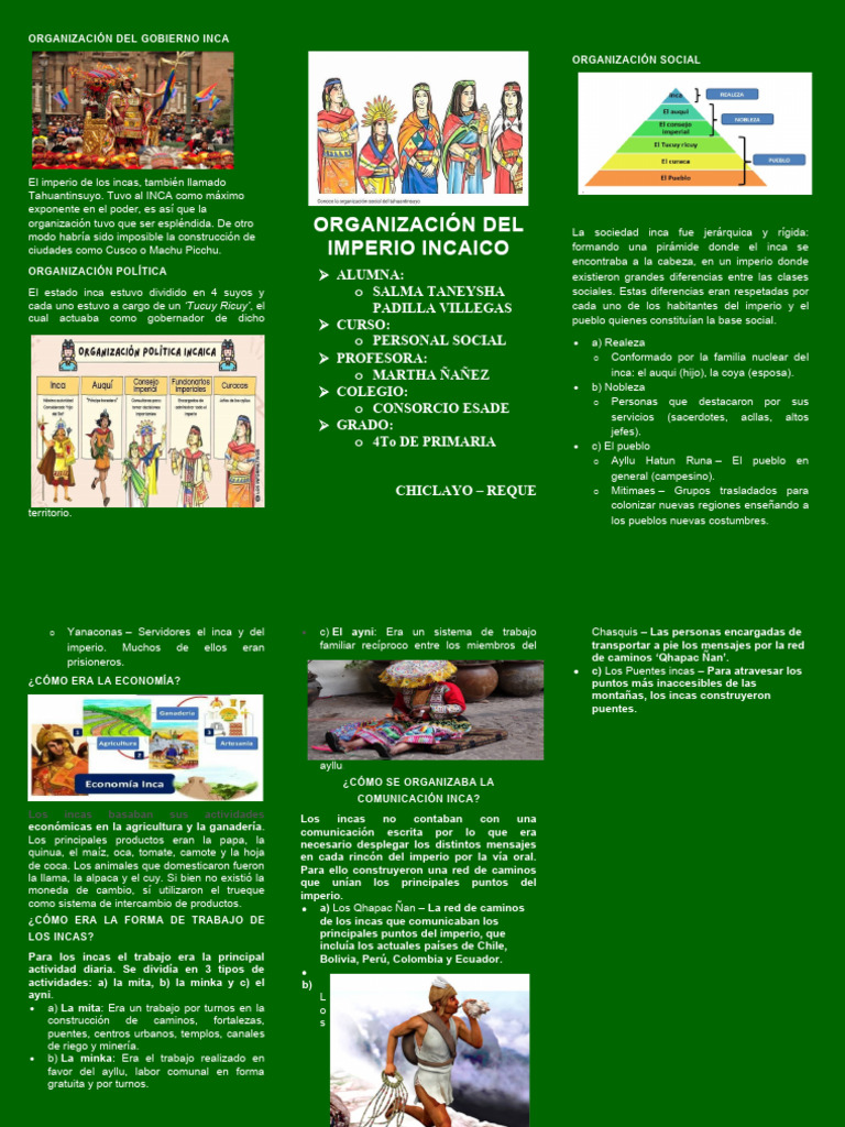 Organización Del Gobierno Inca - Salma | Descargar gratis PDF | Imperio ...