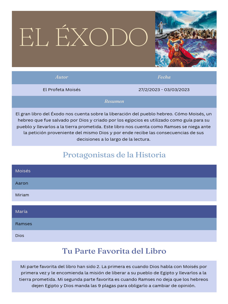 El éxodo 5 Pdf