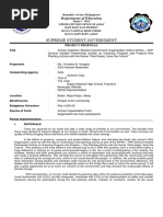 Accomplishment Report in Tree Planting | PDF