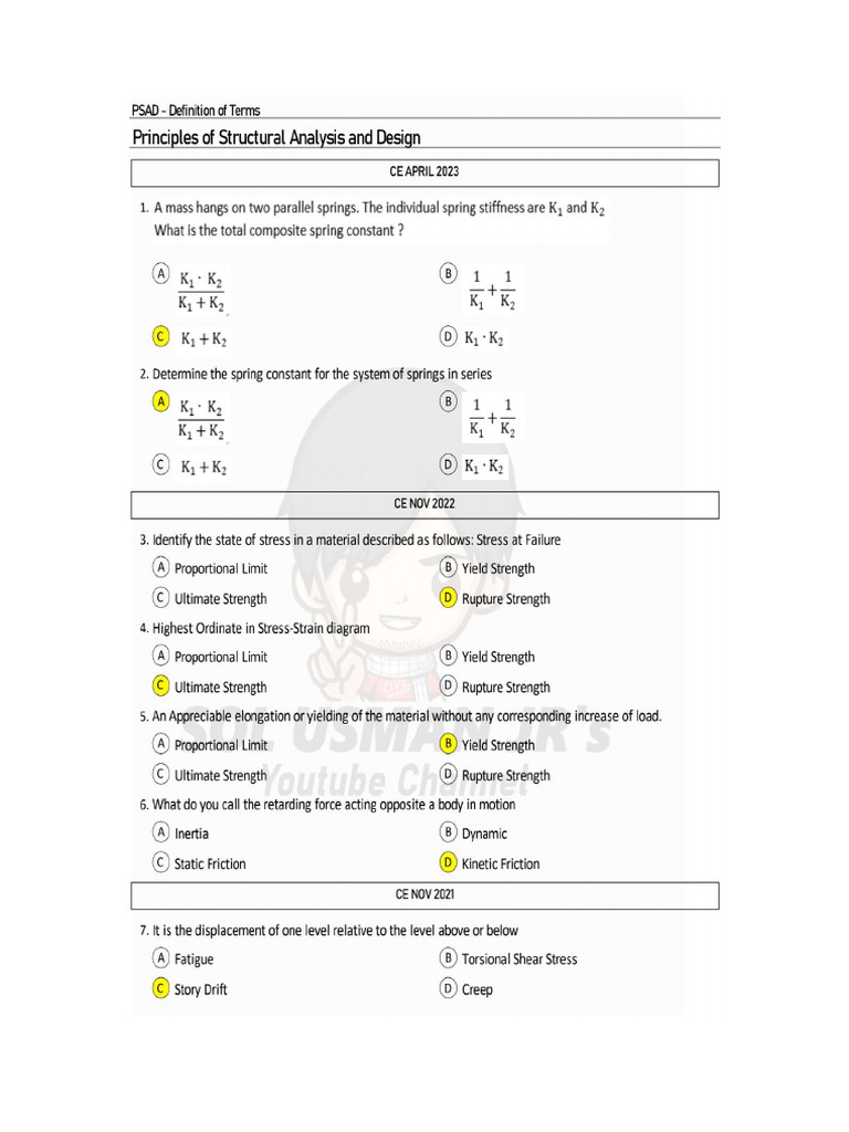 PSAD-DEFINITION-OF-TERMS | PDF