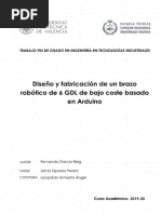 Brazo Robotico Simulacion Arduino | PDF