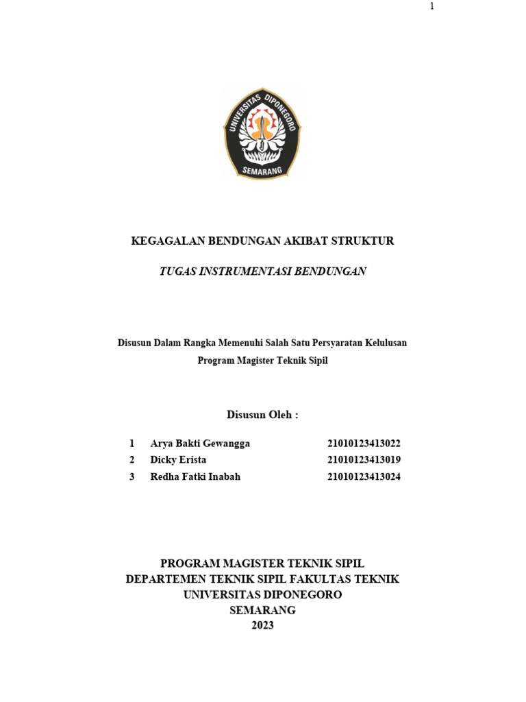 Tugas IKB - Kel II - Structure Failure | PDF