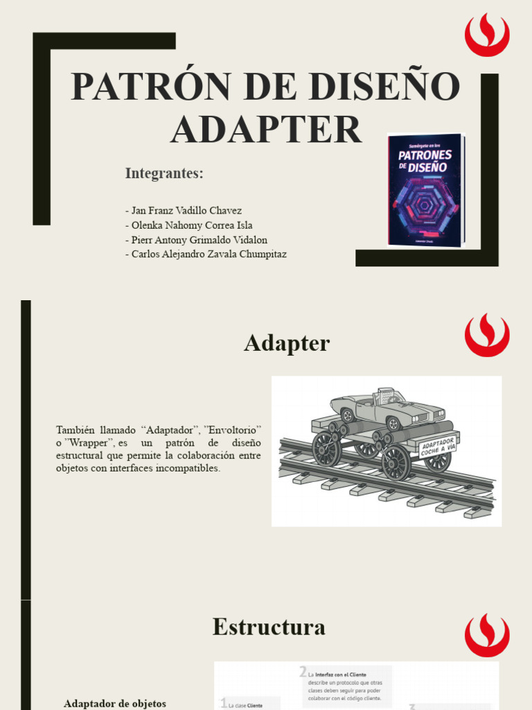 Patrón de Diseño Adapter | PDF | Patrón de diseño de software ...