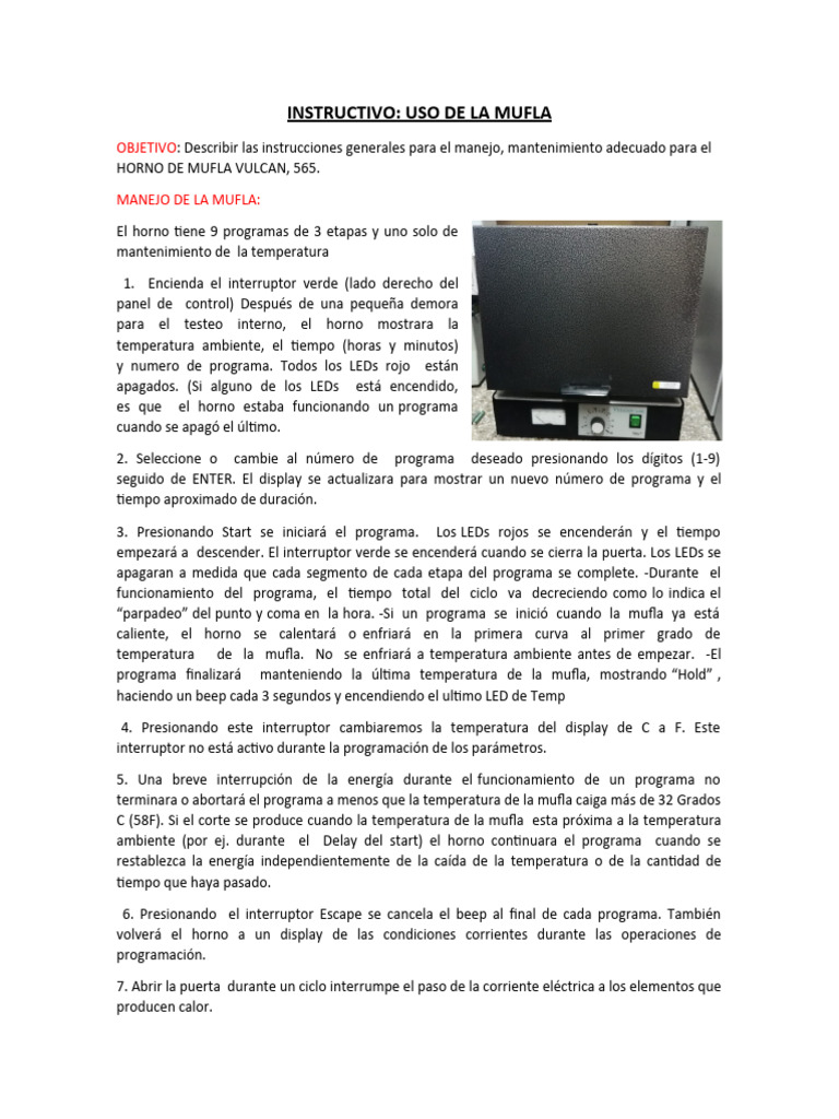 Mufla | PDF | Diodo emisor de luz | Ciencias fisicas